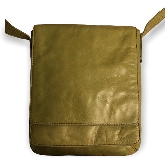 HOBO | Bags | Hobo Green Leather Crossbody Flap Bag | Poshmark